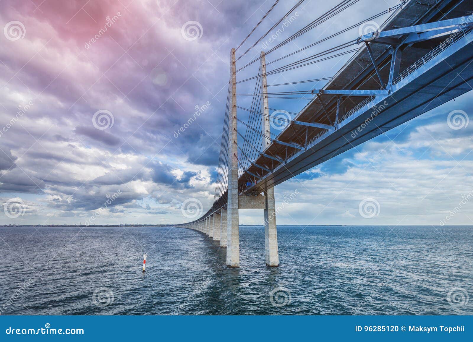 The Bridge. Denmark, Sweden, Oresundsbron Editorial Image - Image of ...