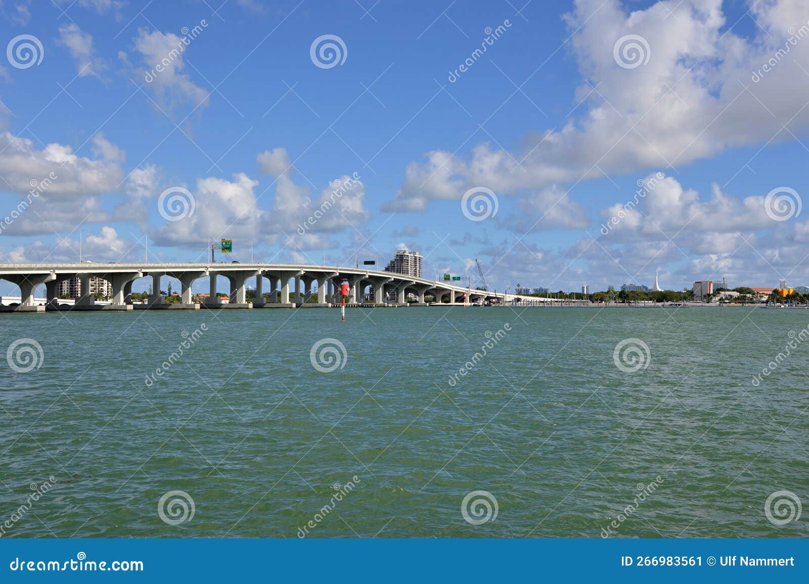 Bridge in Downtown Miami, Florida Stock Image - Image of street, miami ...