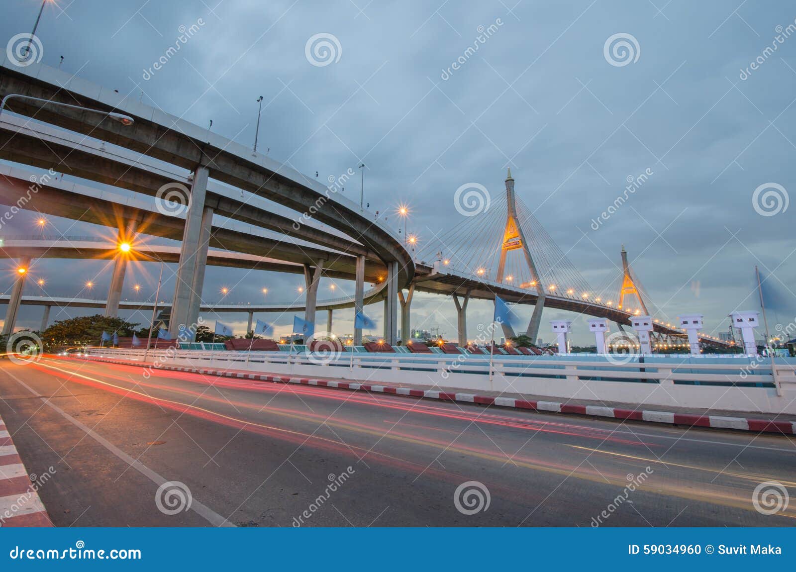 Bridge, Expressway, Road, Light, Editorial Image - Image of bright ...