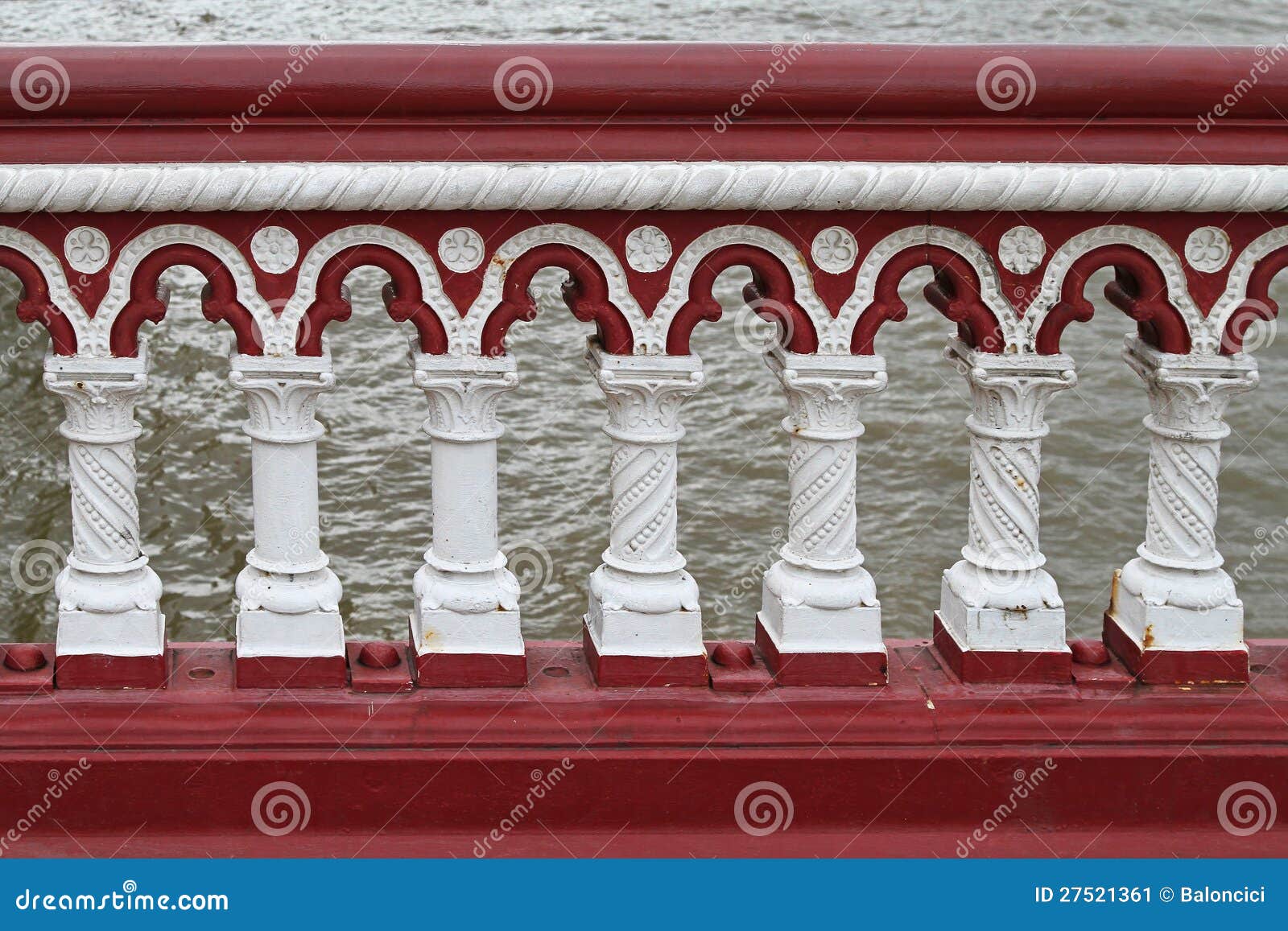 Bridge fence stock image. Image of boundary, fence, stake - 27521361