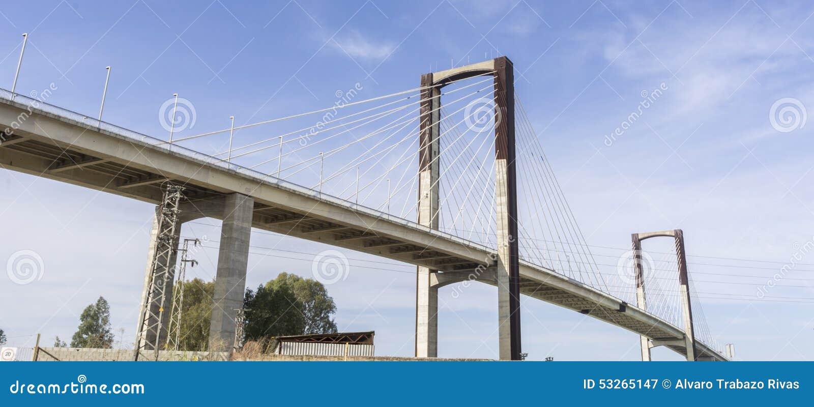 Bridge of the Fifth Centenary. Sevilla, Spain Stock Image - Image of ...