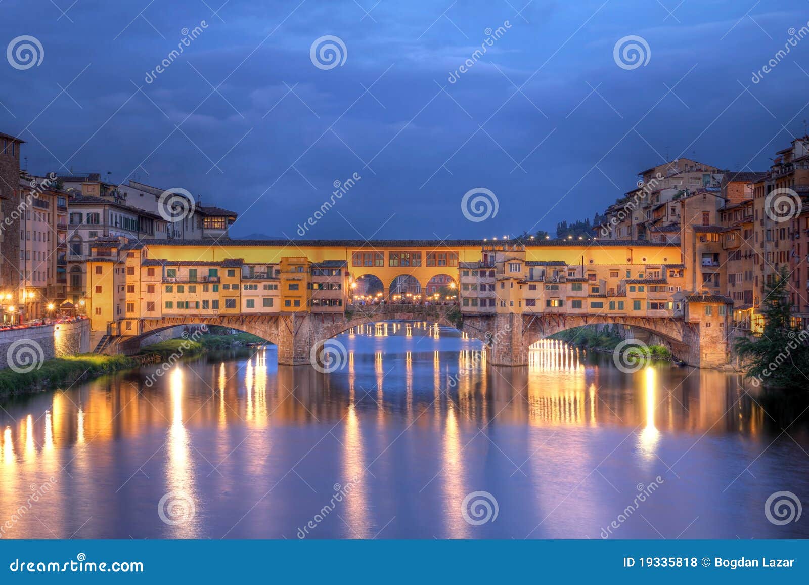 Bridge in Florence, Italy stock photo. Image of medici - 19335818