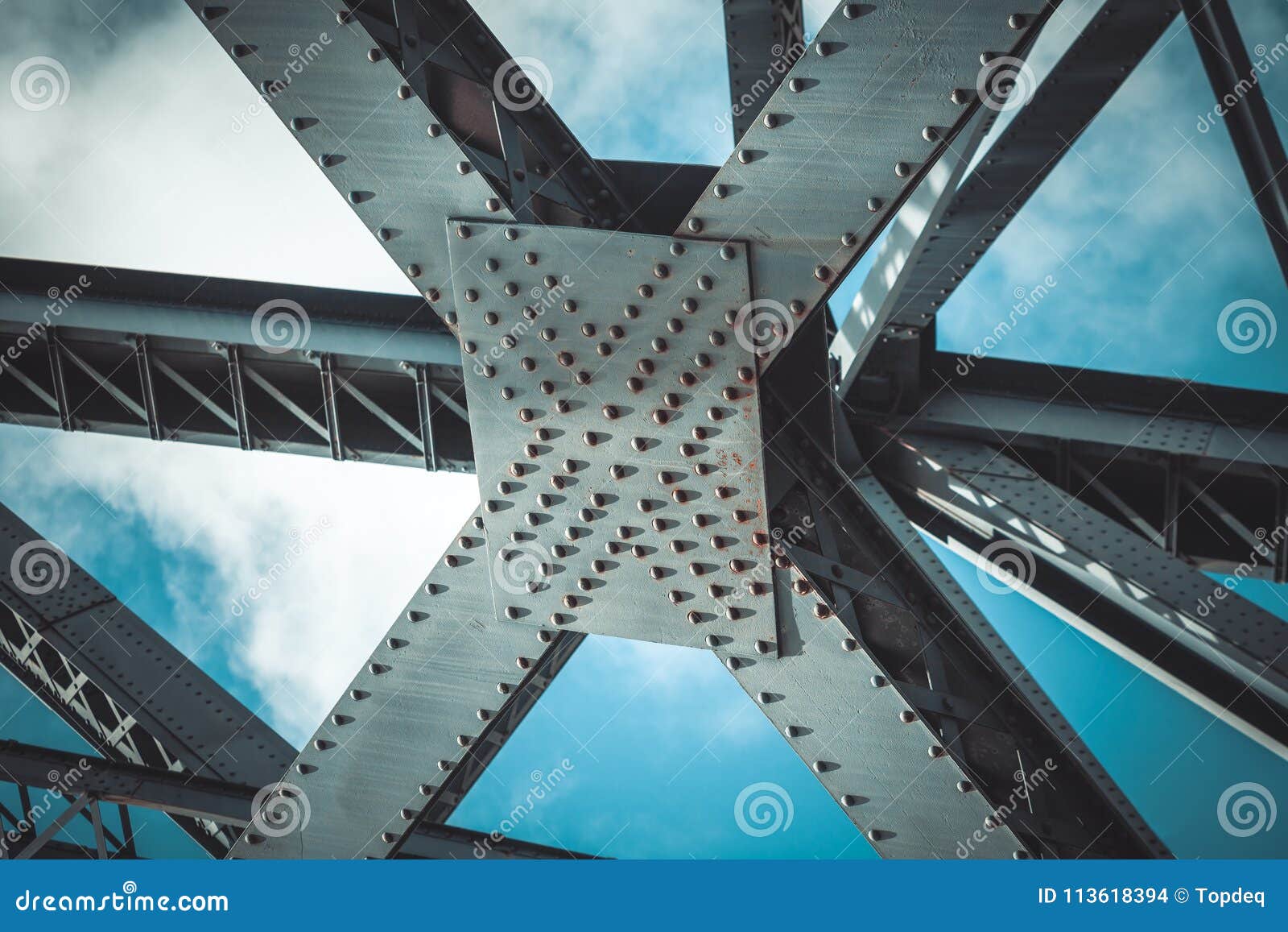 Bridge frame closeup stock photo. Image of abstract - 113618394