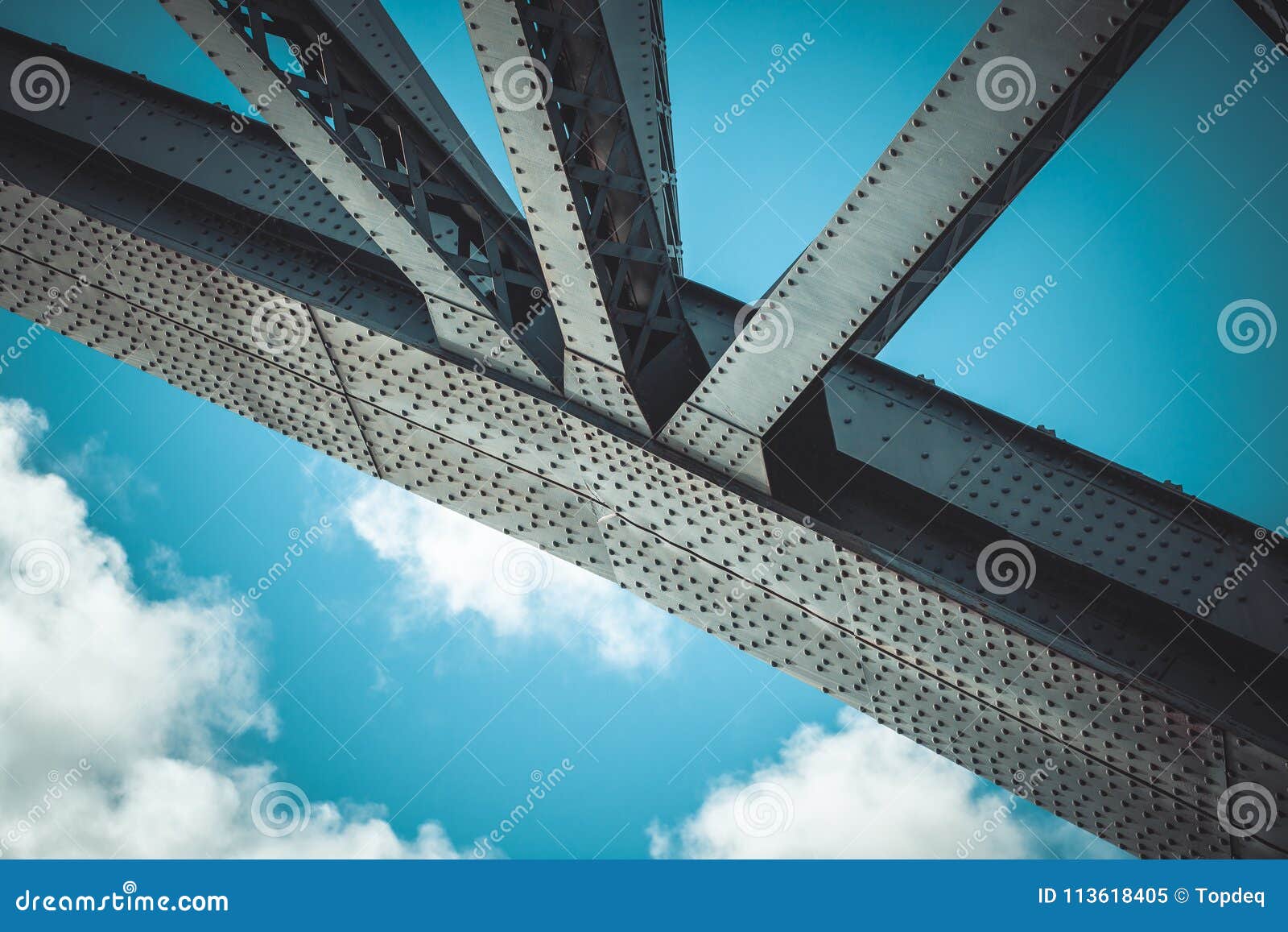Bridge frame closeup stock image. Image of design, infrastructure ...