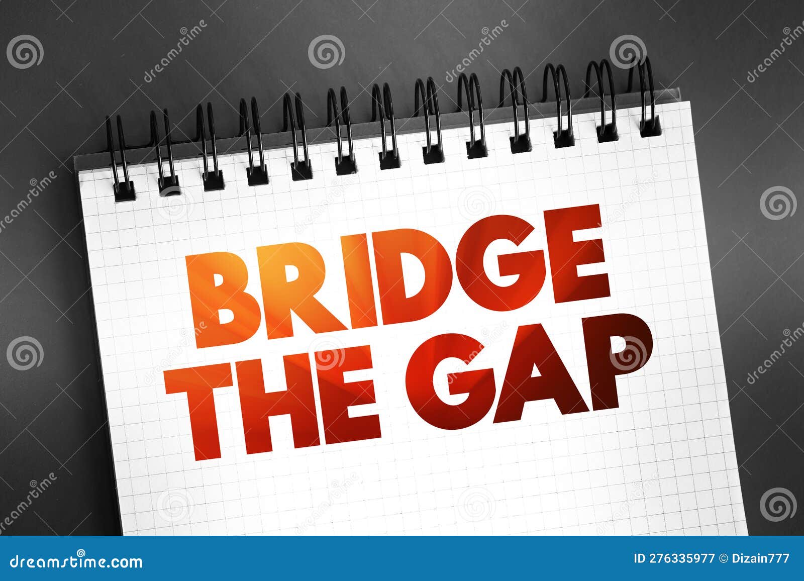 Bridge the Gap - Connect Two Things or To Make the Difference between ...