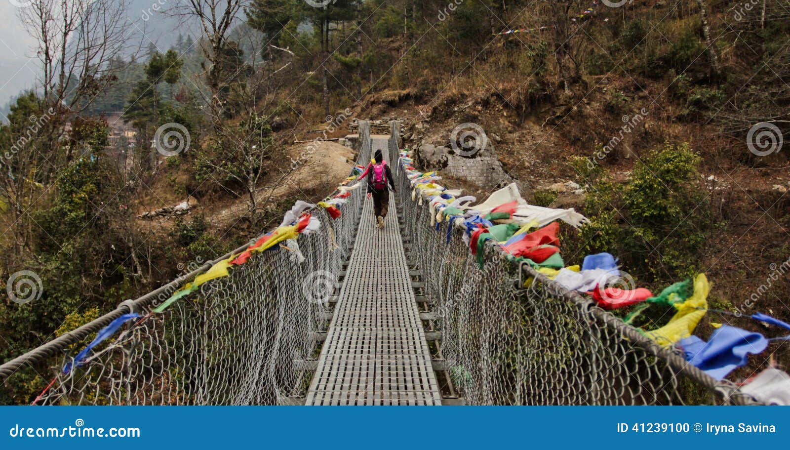 Bridge the gap stock photo. Image of pendent, nepalian - 41239100