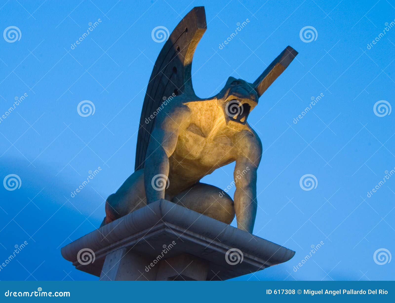 Bridge of the gargoyle stock photo. Image of architecture - 617308