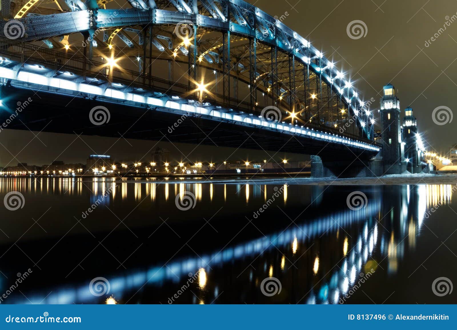 The Bridge of the Great Peter Stock Photo - Image of street, townscape ...
