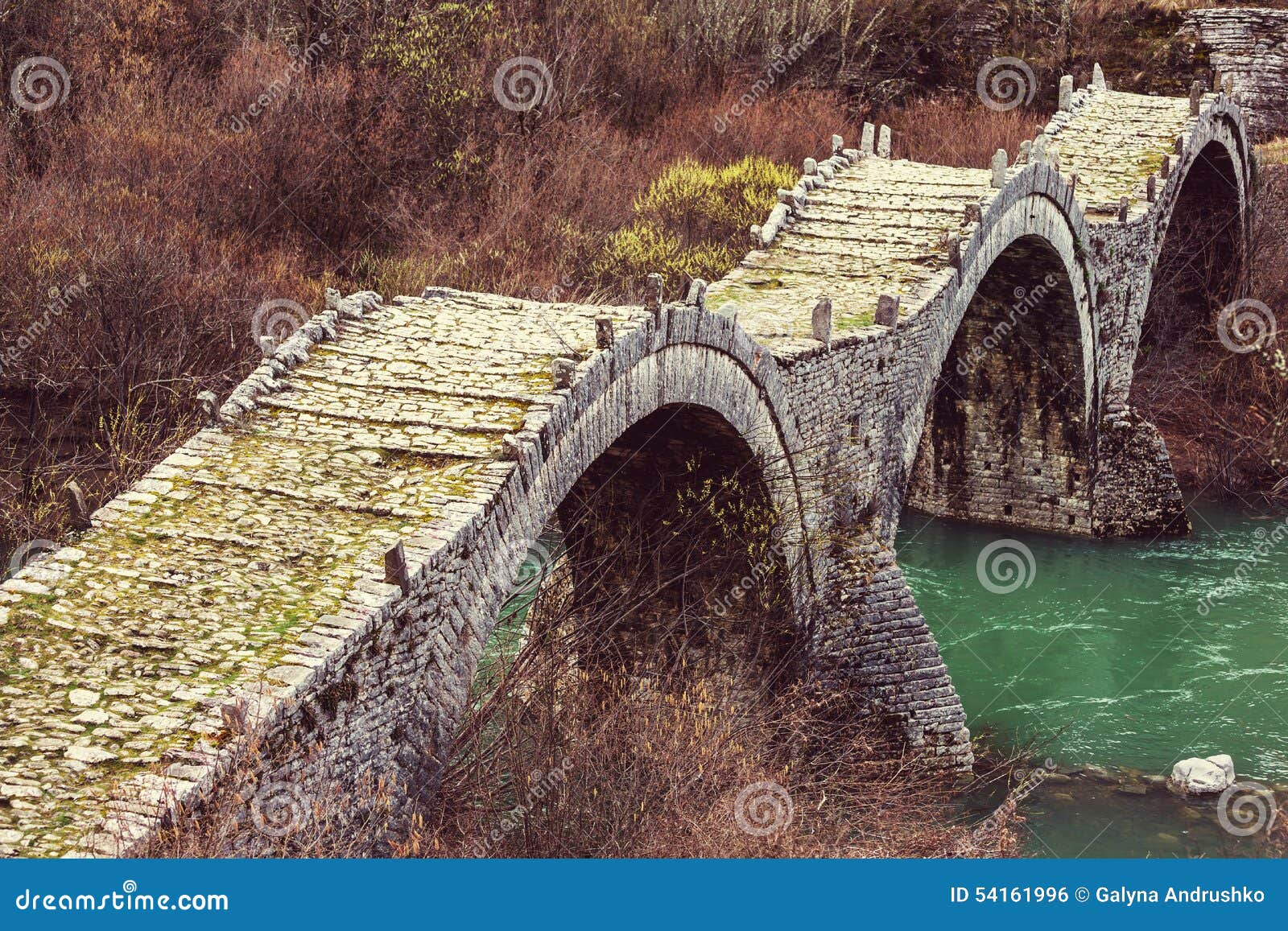 Bridge in Greece stock photo. Image of culture, pindus - 54161996