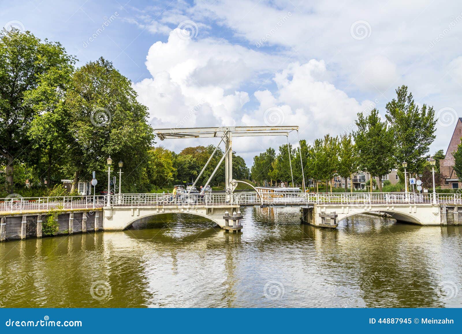 Bridge in Harlingen stock image. Image of weight, nederlande - 44887945
