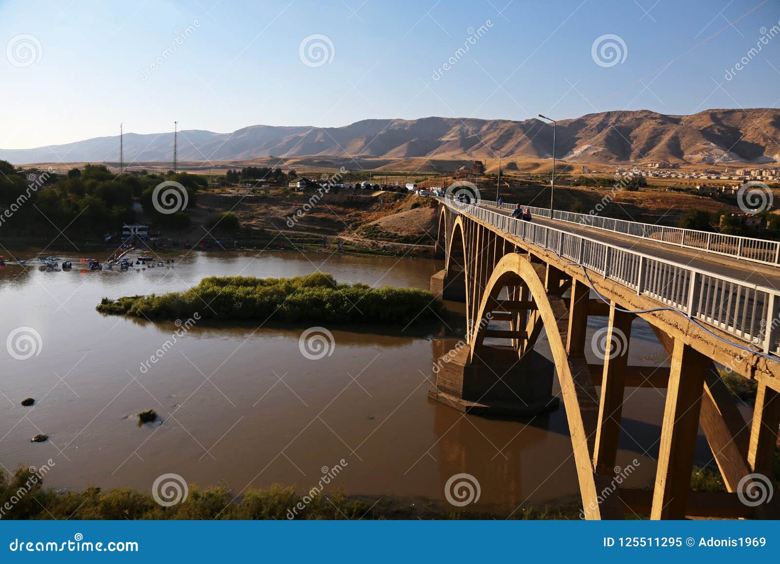 Bridge in Hasankeyf stock image. Image of architecture - 125511295