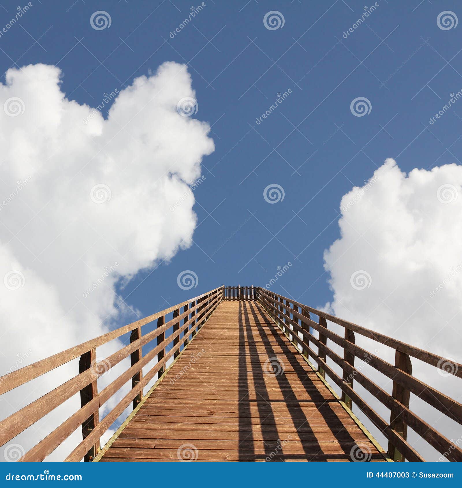 Bridge into heaven stock image. Image of hallucination - 44407003