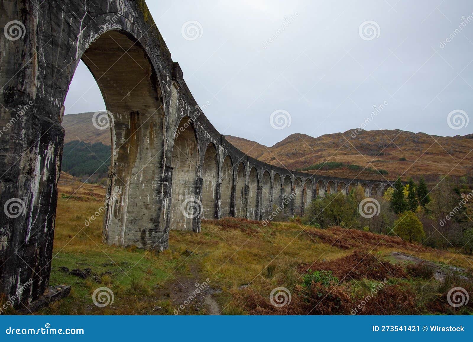 Bridge of Hogwarts Express stock image. Image of historic - 273541421