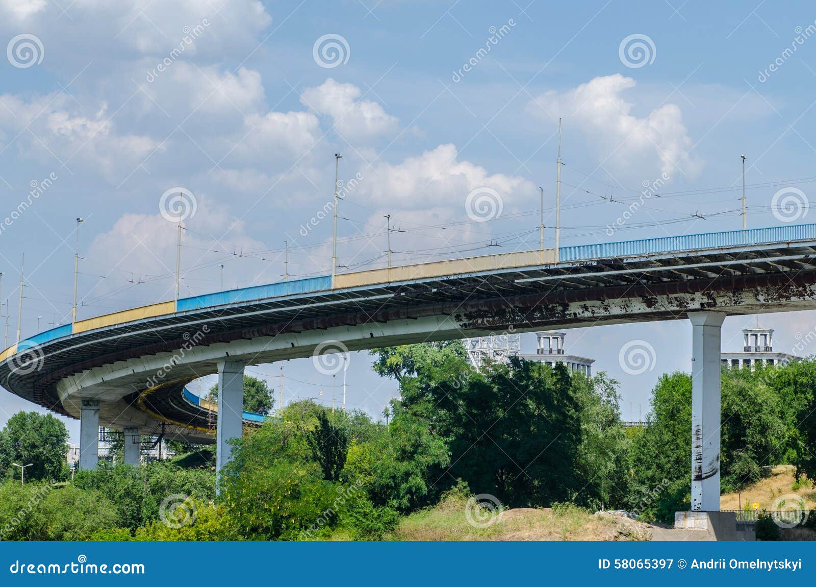 Bridge hydroelectric dam stock image. Image of station - 58065397