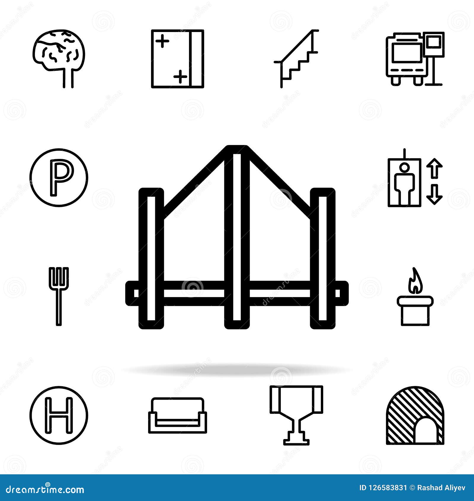 Bridge Icon. Web Icons Universal Set for Web and Mobile Stock ...