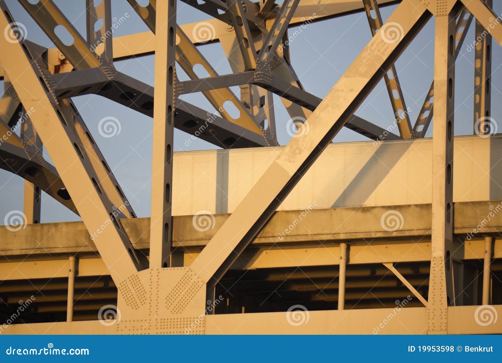Bridge between Indiana and Kentucky Stock Photo - Image of truck ...
