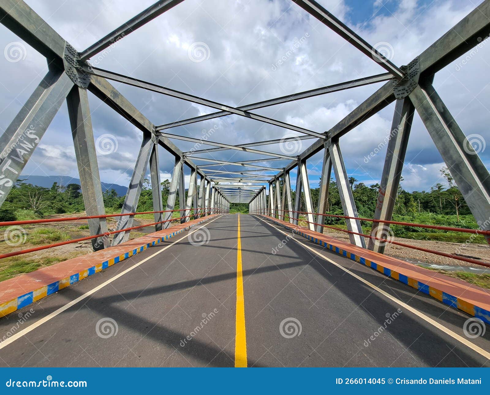 Bridge Infrastructure Highway Remote Village Stock Image - Image of ...