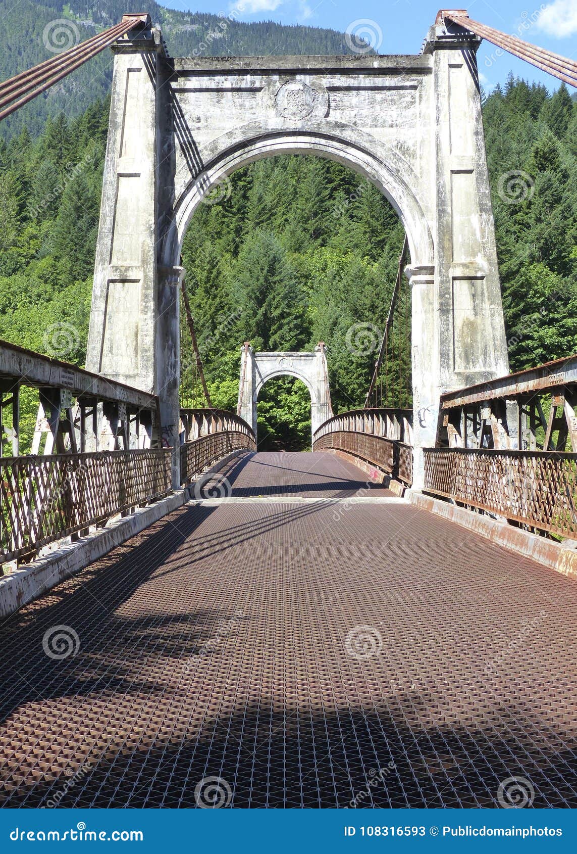 Bridge, Iron, Fixed Link, Arch Bridge Picture. Image: 108316593