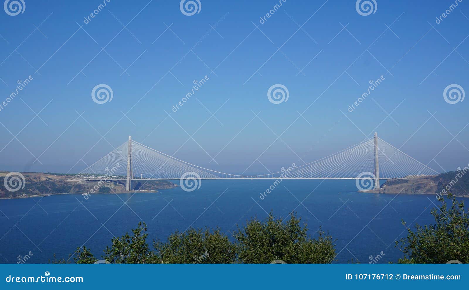 Bridge in Istanbul stock photo. Image of place, mugla - 107176712