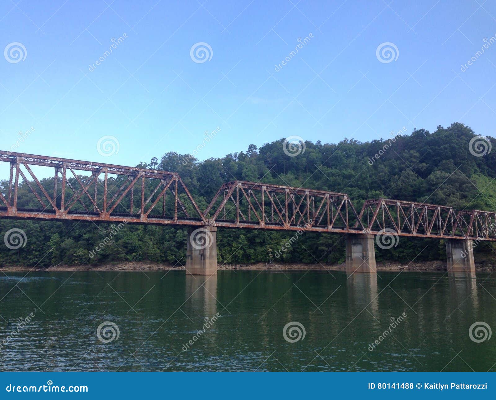 Bridge stock photo. Image of lake, fontana, rustic, bridge - 80141488