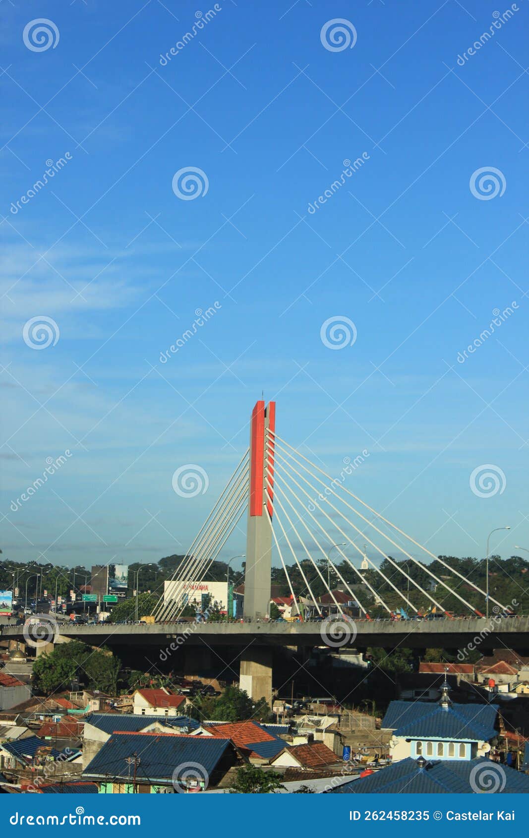 BRIDGE Landmark Bandung Sky Blue Morning Editorial Image - Image of ...
