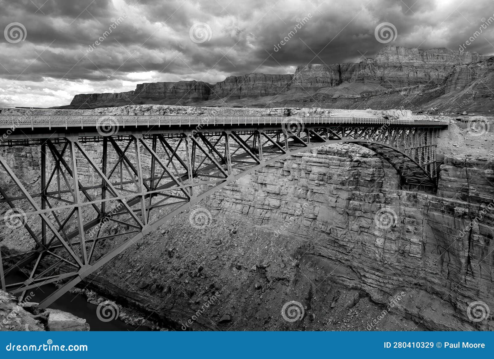 Bridge at Lee`s Ferry Arizona Infrared Stock Image - Image of nature ...
