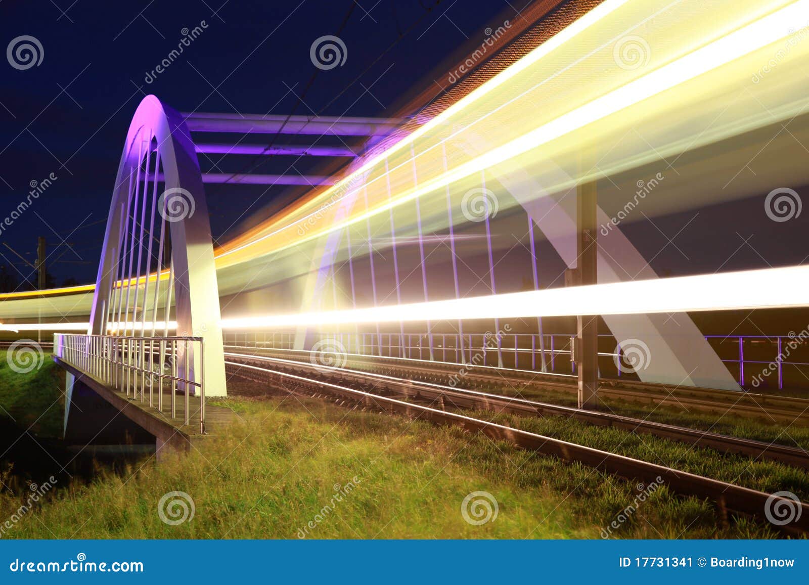 Bridge for Light Rail Near Stuttgart Stock Image - Image of train ...