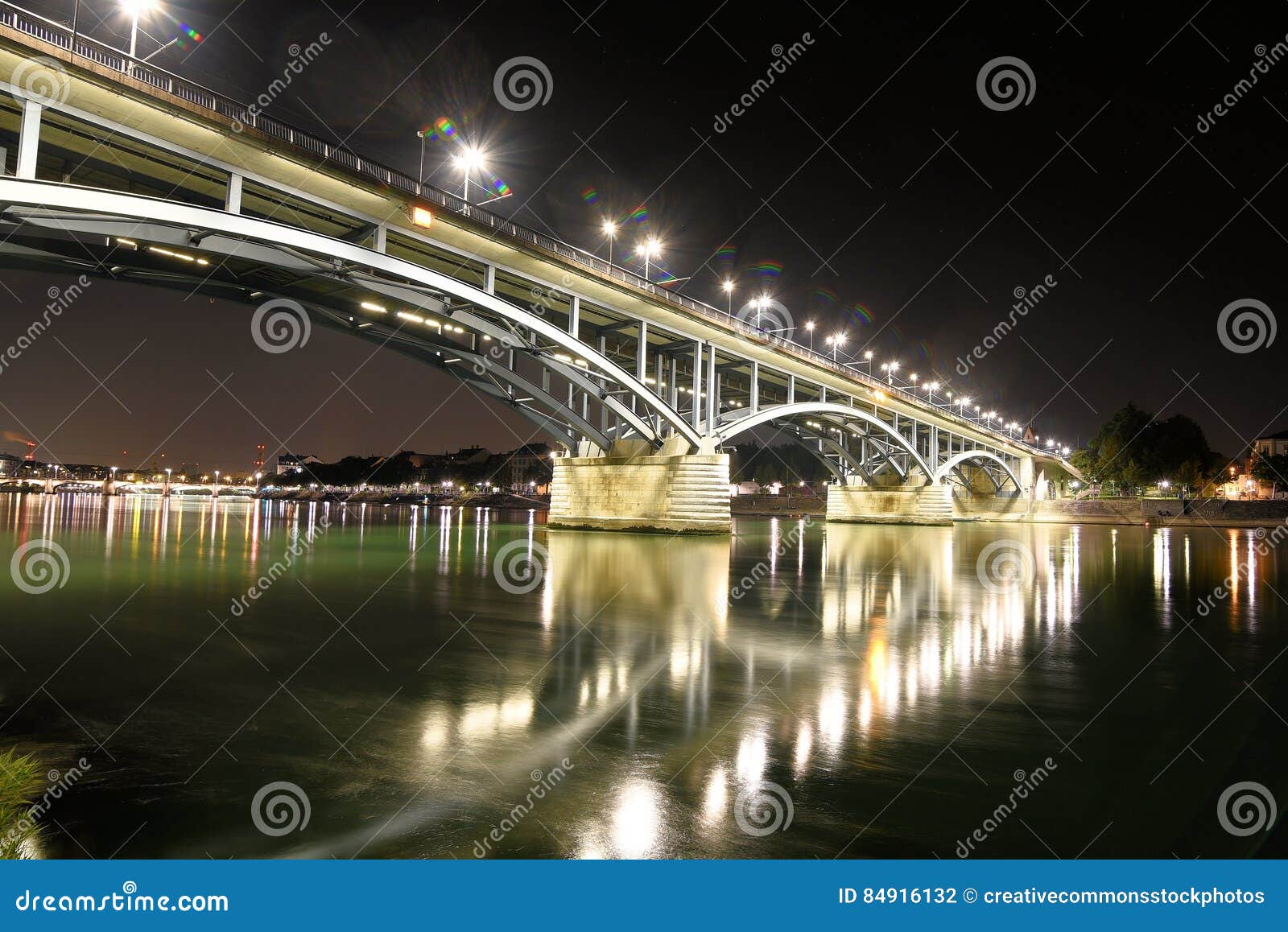 Bridge With Lights Picture. Image: 84916132