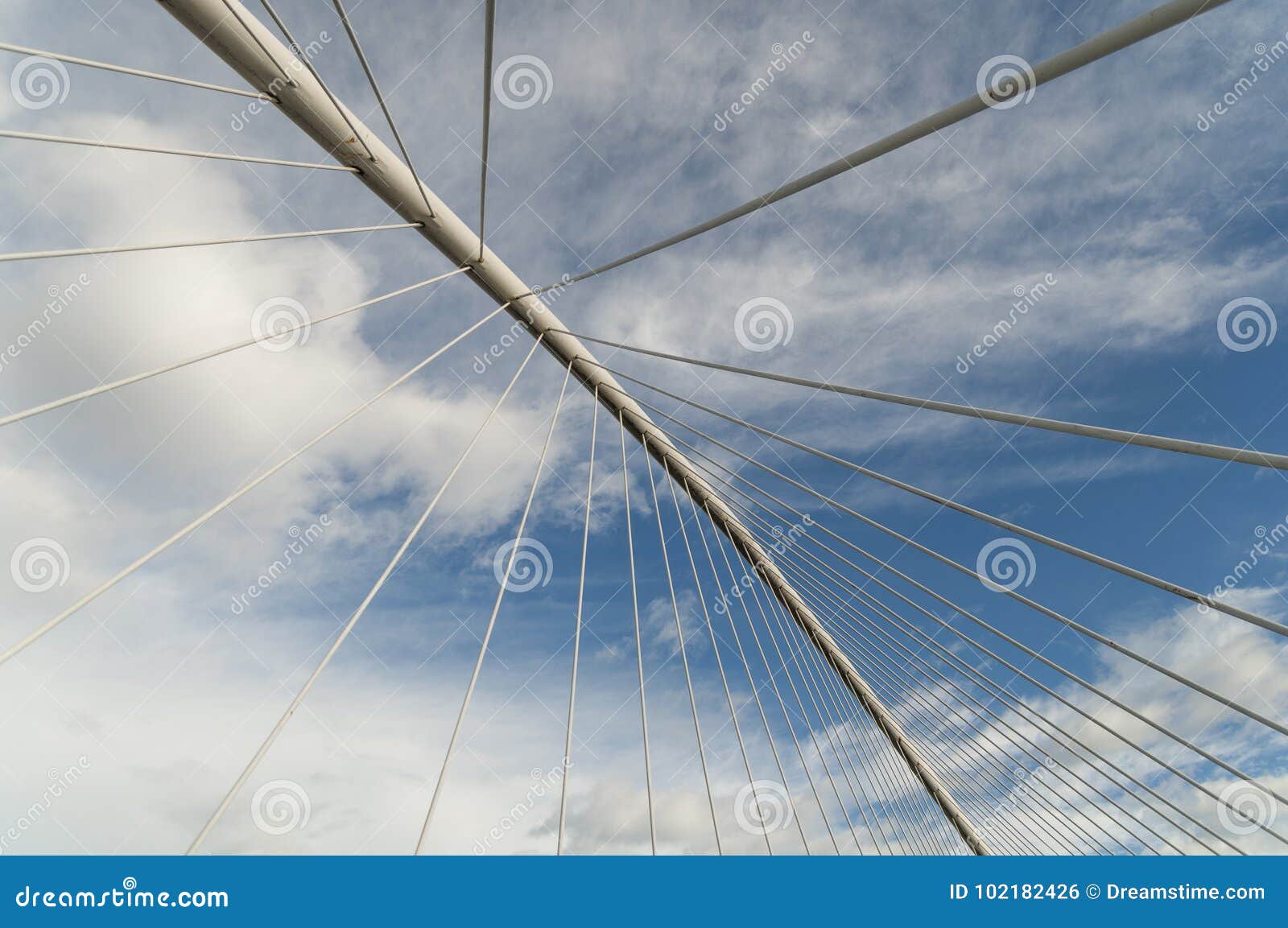 Bridge Lines Abstract Sky Geometry Editorial Photo - Image of modern ...