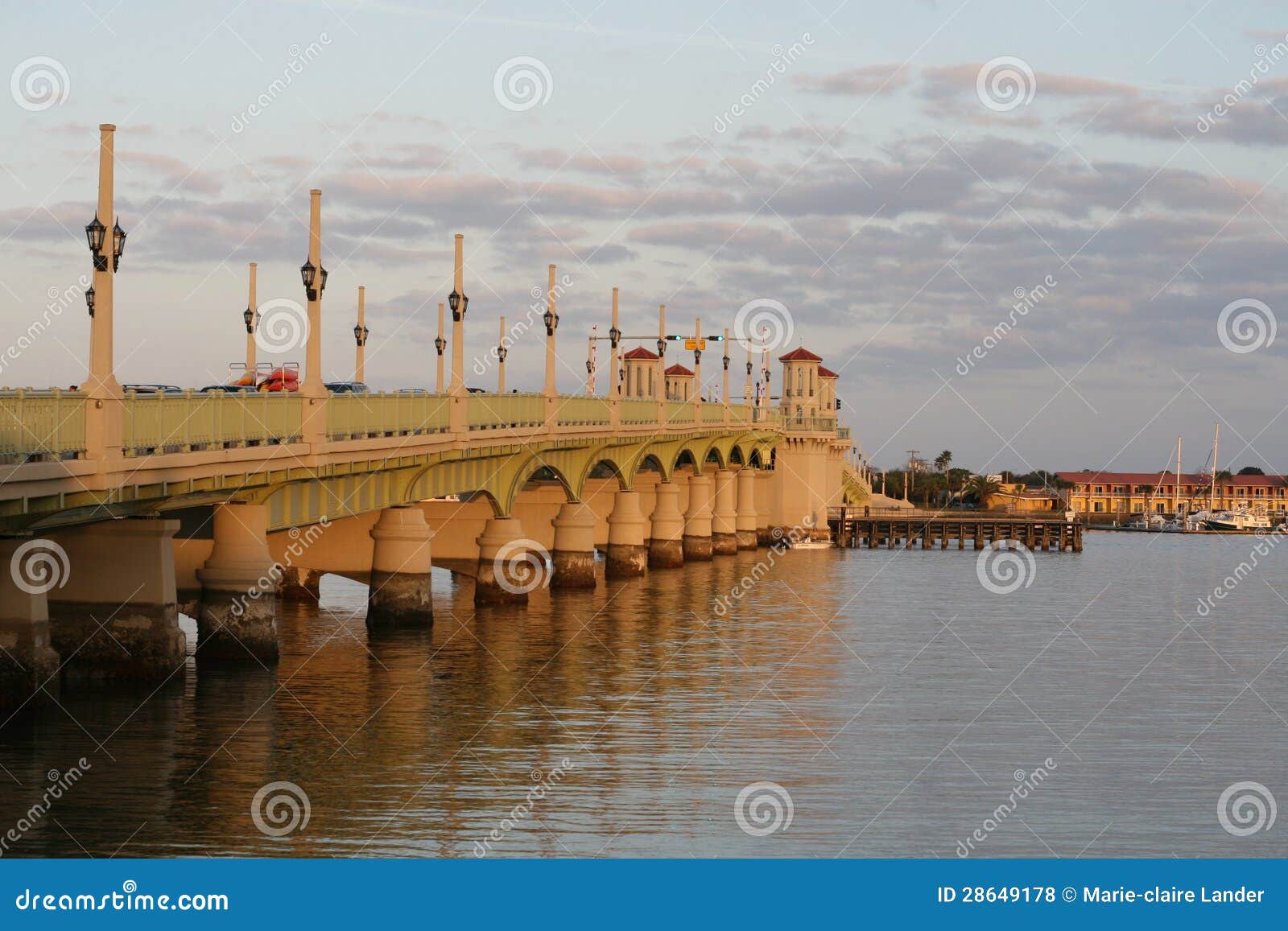 The Bridge of Lions, St Augustine, Florida. Stock Photo - Image of ...