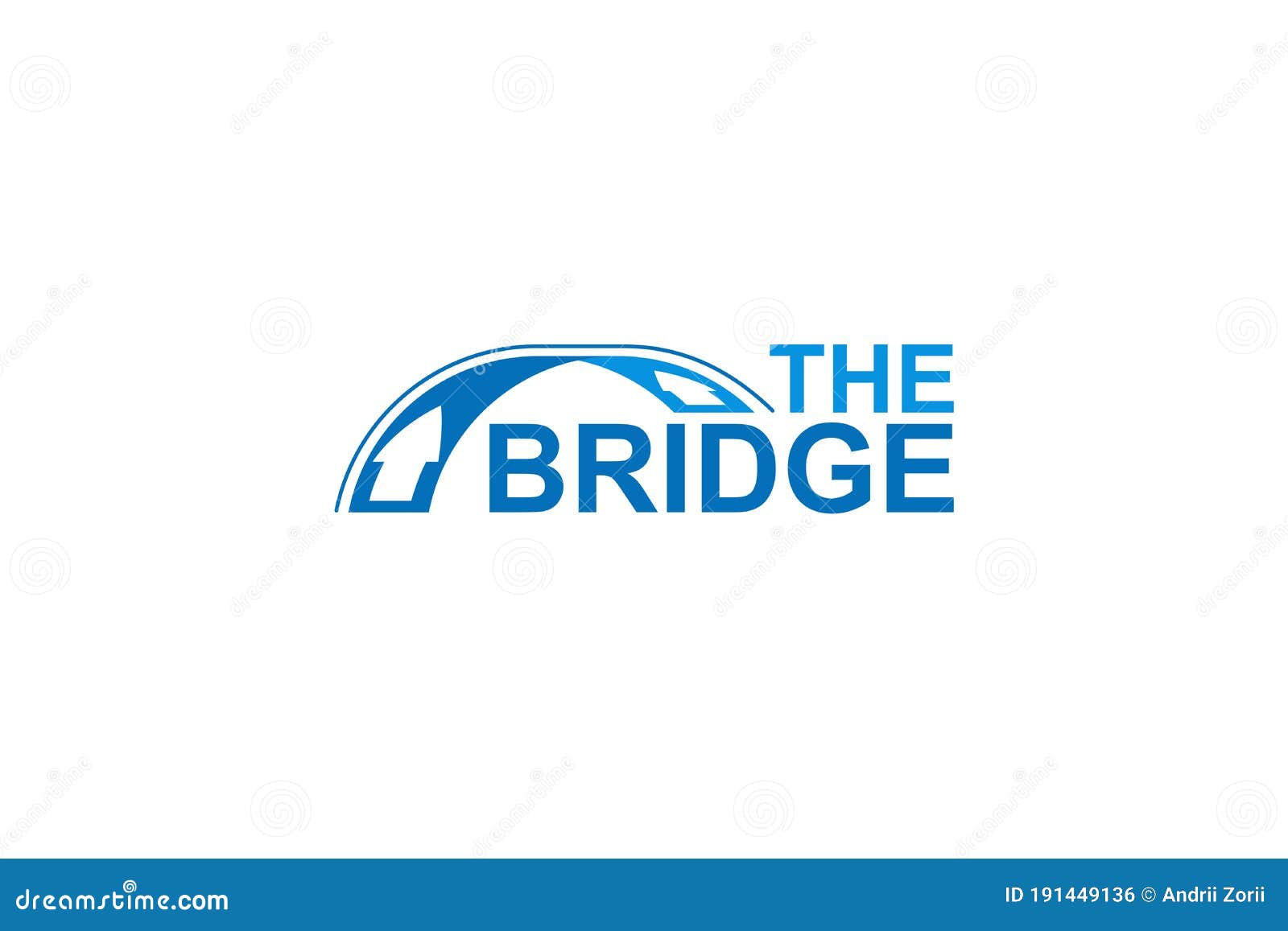 The Bridge Logo. Connection Concept. Logo Template Design Stock Vector ...