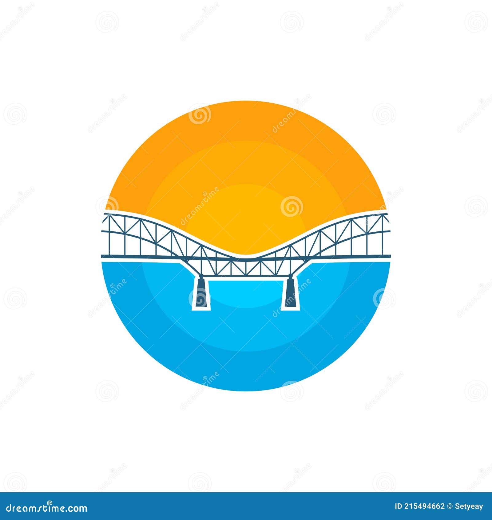 Bridge Logo Design Vector Illustration, Creative Bridge Logo Design ...