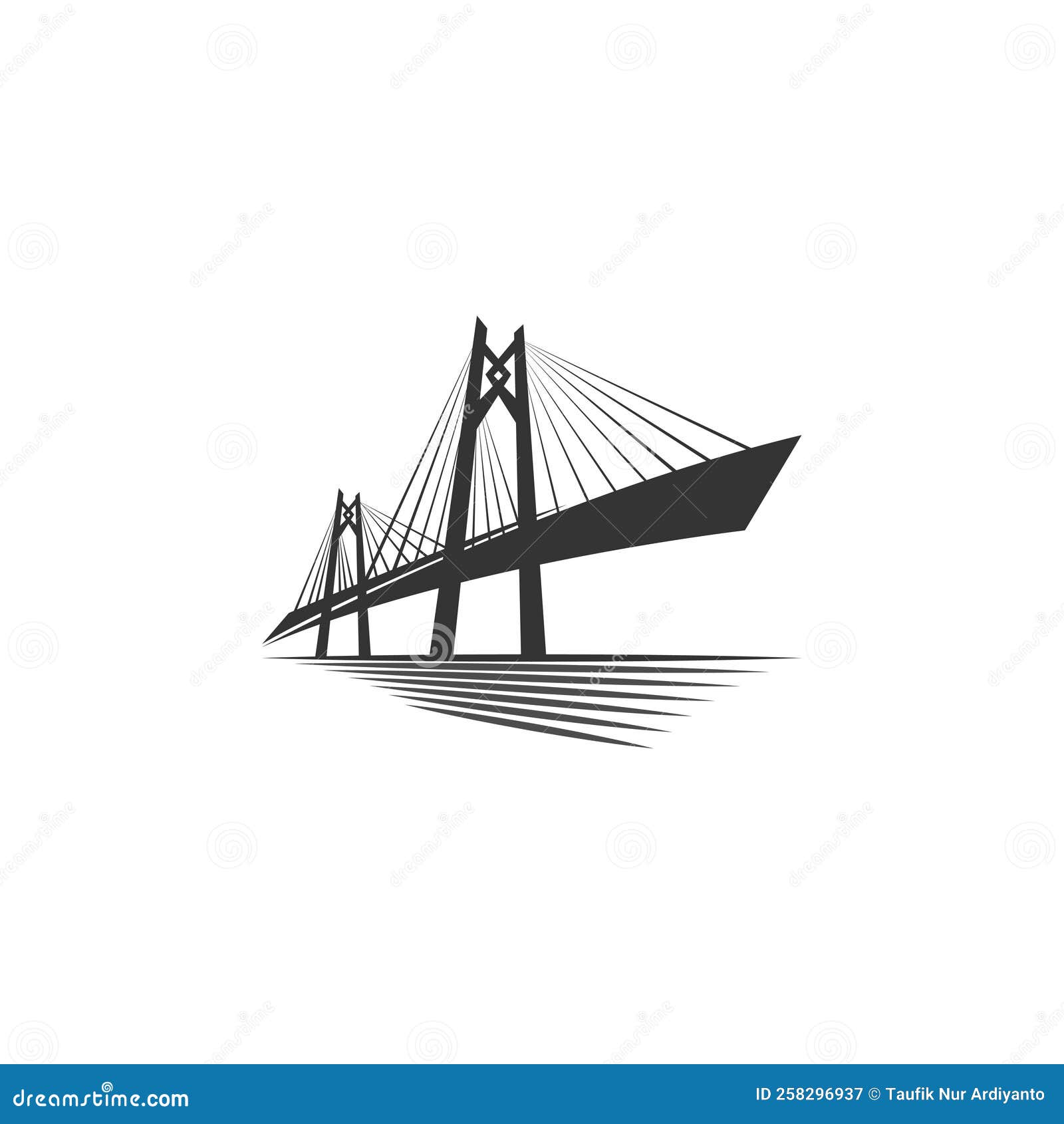Bridge Logo Icon Design Illustration Stock Illustration - Illustration ...