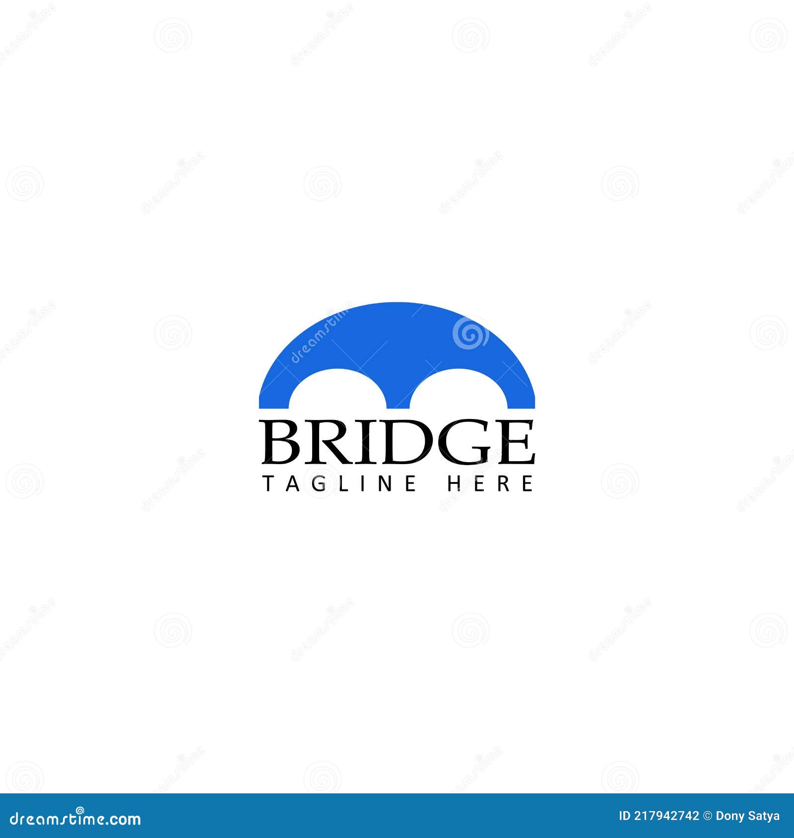 Bridge Logo Template Design Vector Stock Vector - Illustration of idea ...