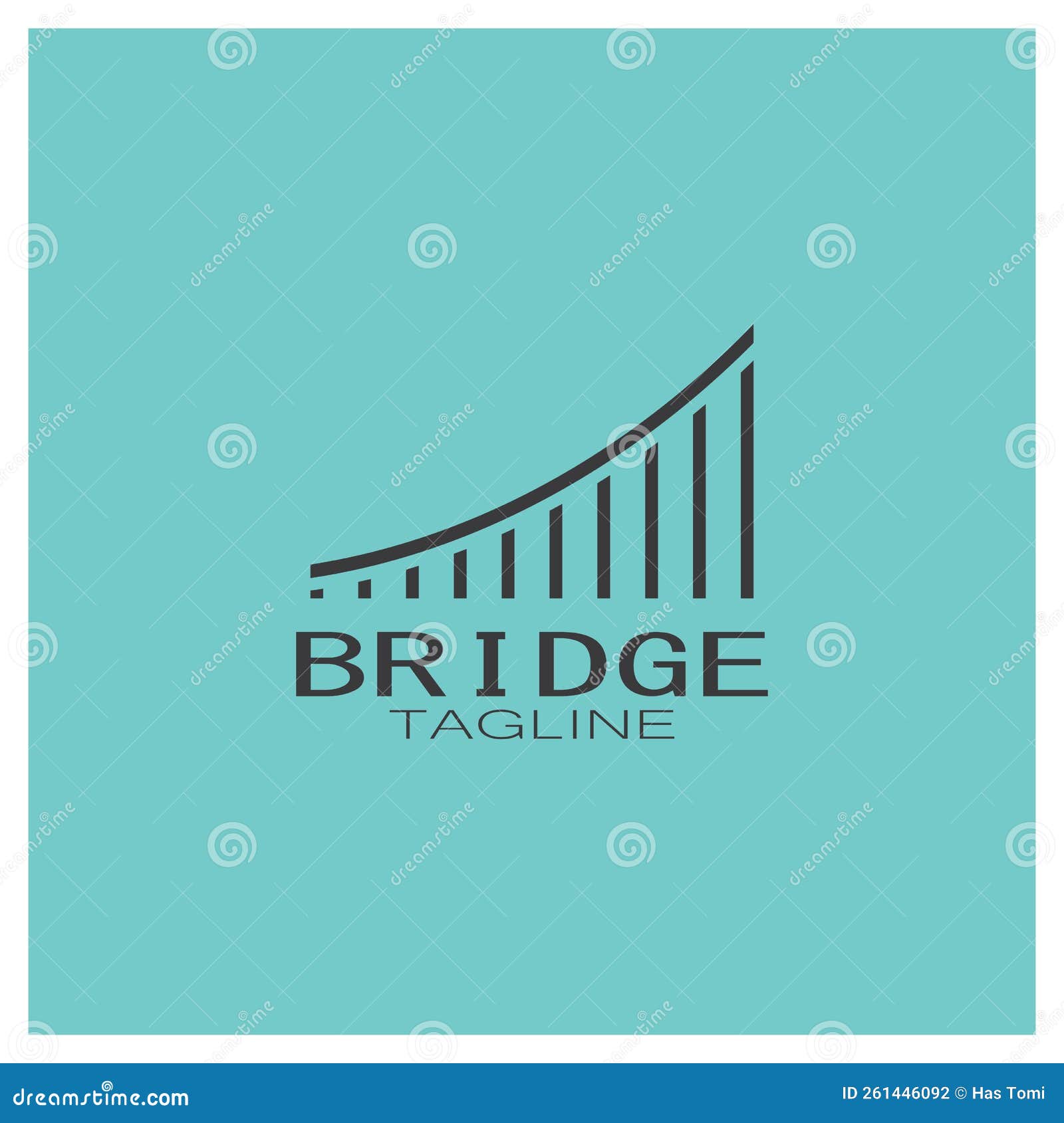 Bridge Logo Vector Icon Illustration Design Template Stock Vector ...