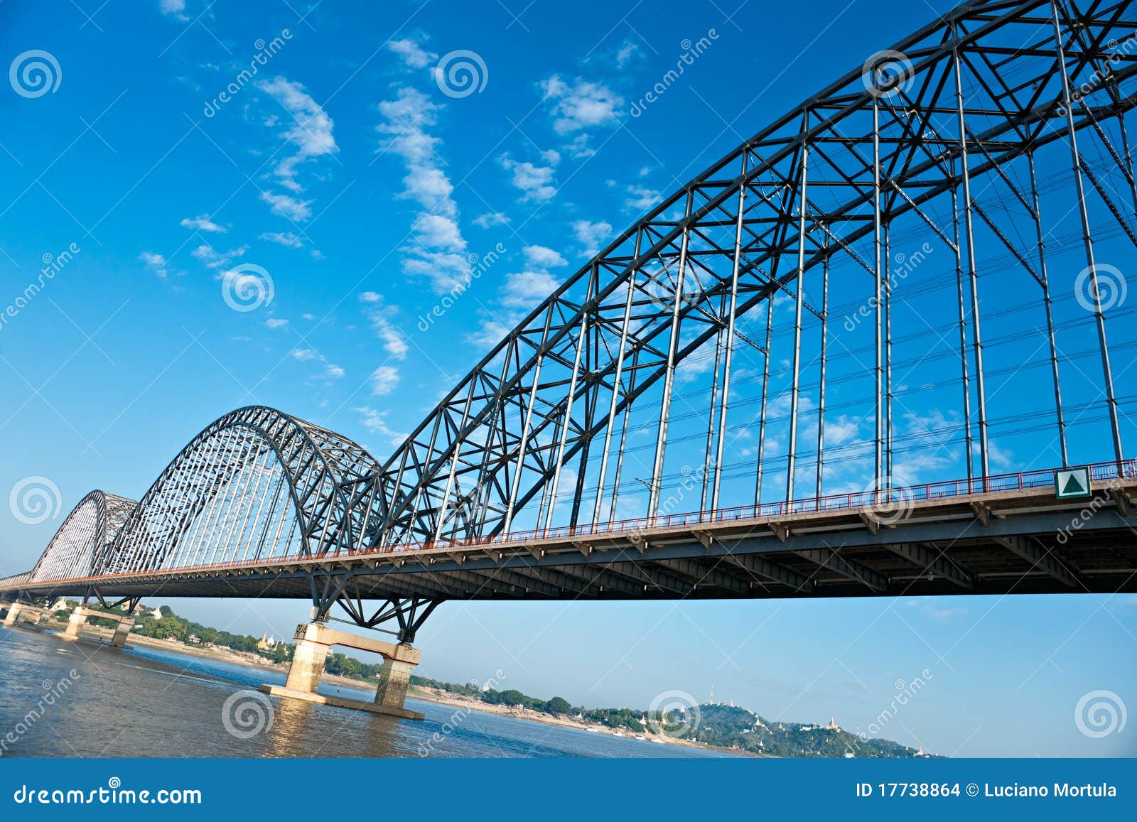 Bridge in Mandalay, Myanmar. Stock Photo - Image of detail, outside ...
