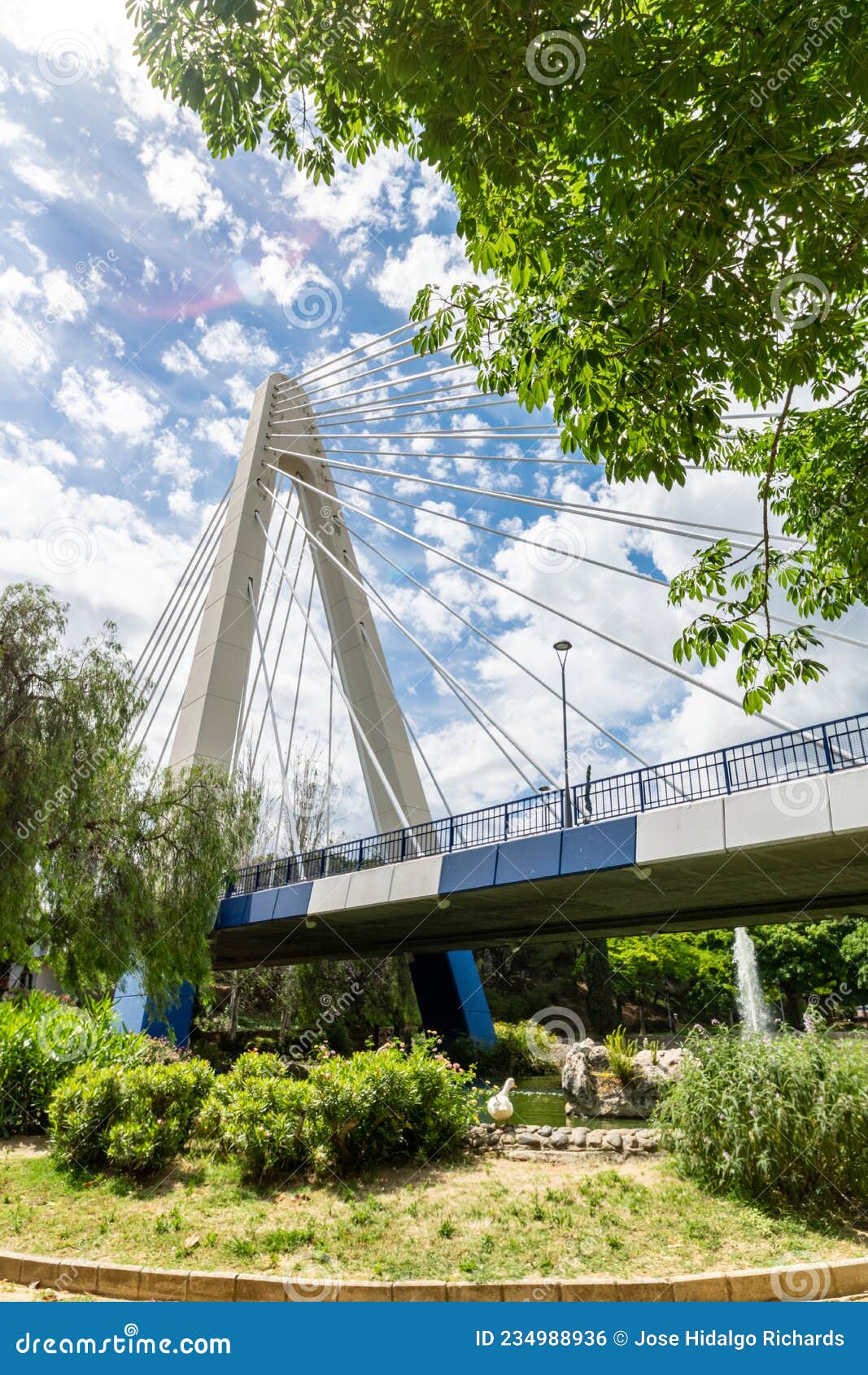 Bridge in Marbella from Park Below Stock Photo - Image of cities ...