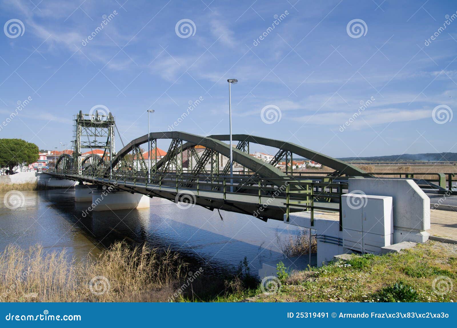 Bridge Of Metal Structure Stock Image | CartoonDealer.com #25319491