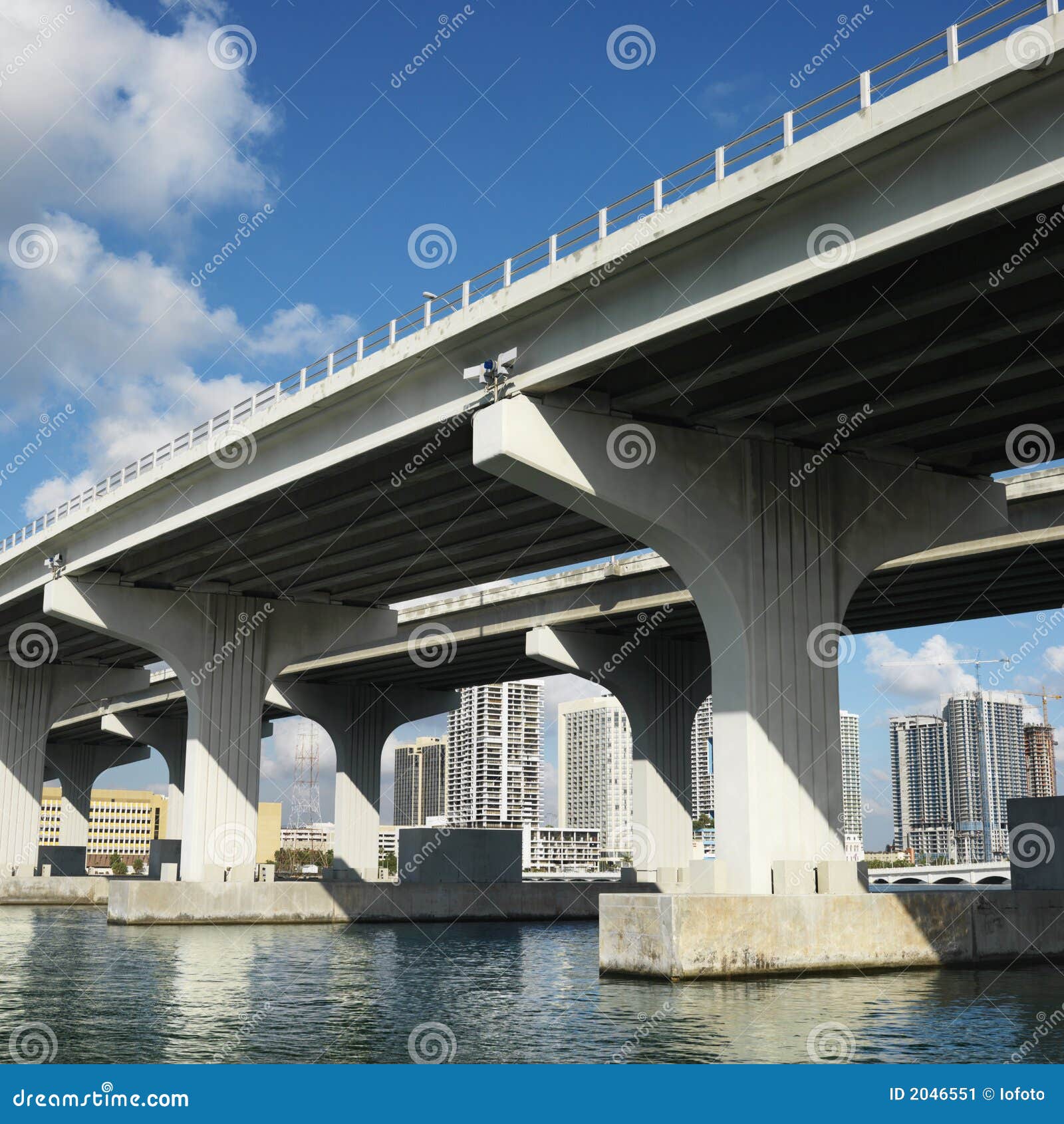 Bridge in Miami stock image. Image of sunshine, florida - 2046551