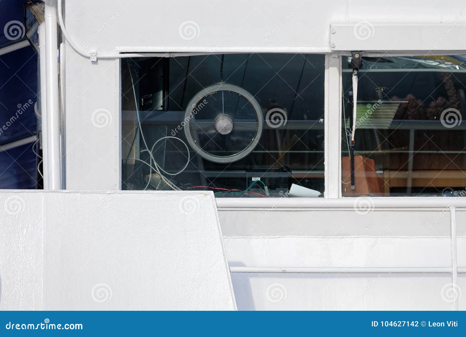 Bridge of a modern vessel stock photo. Image of transport - 104627142