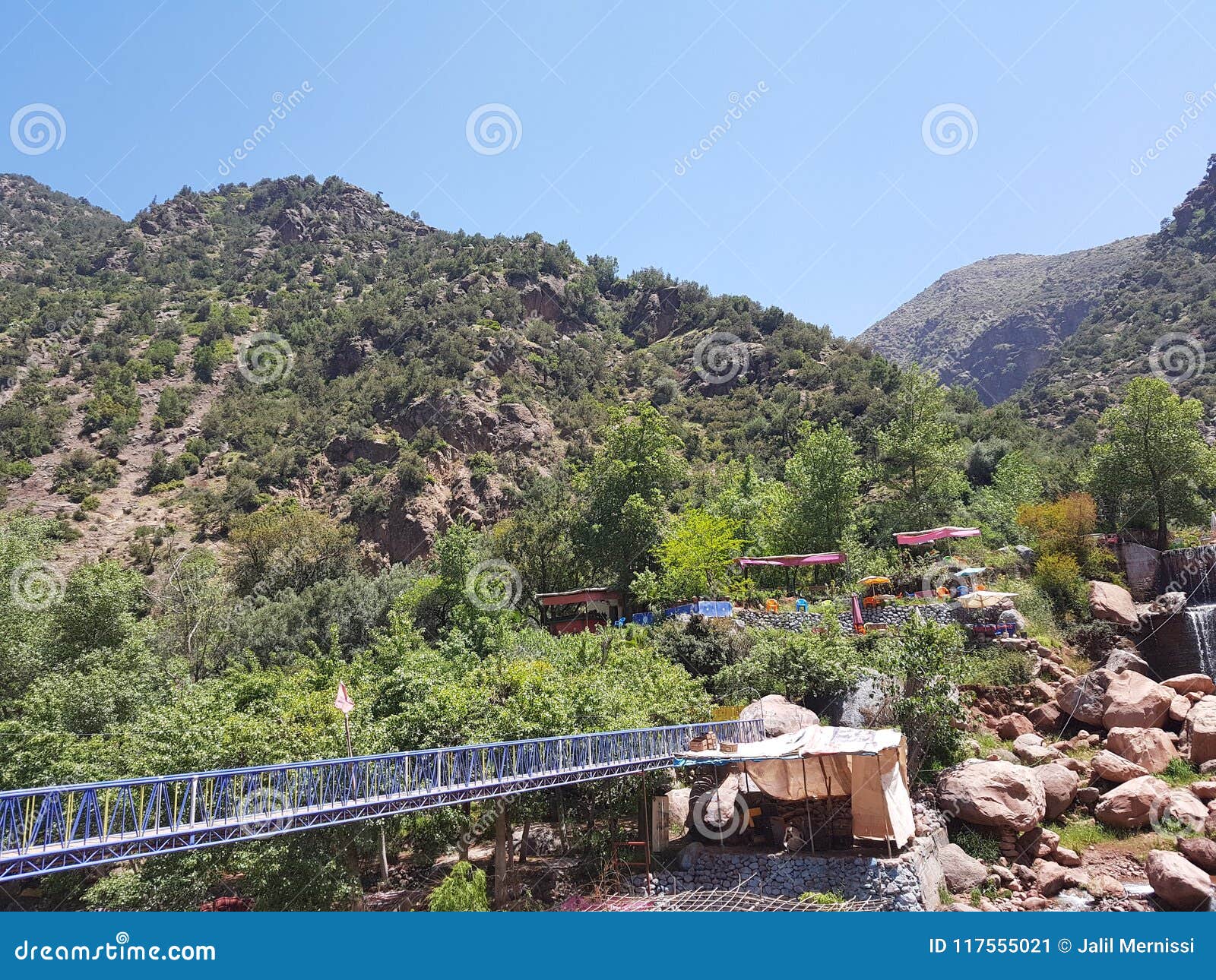 Bridge stock image. Image of moroccan, marrakech, bridge - 117555021