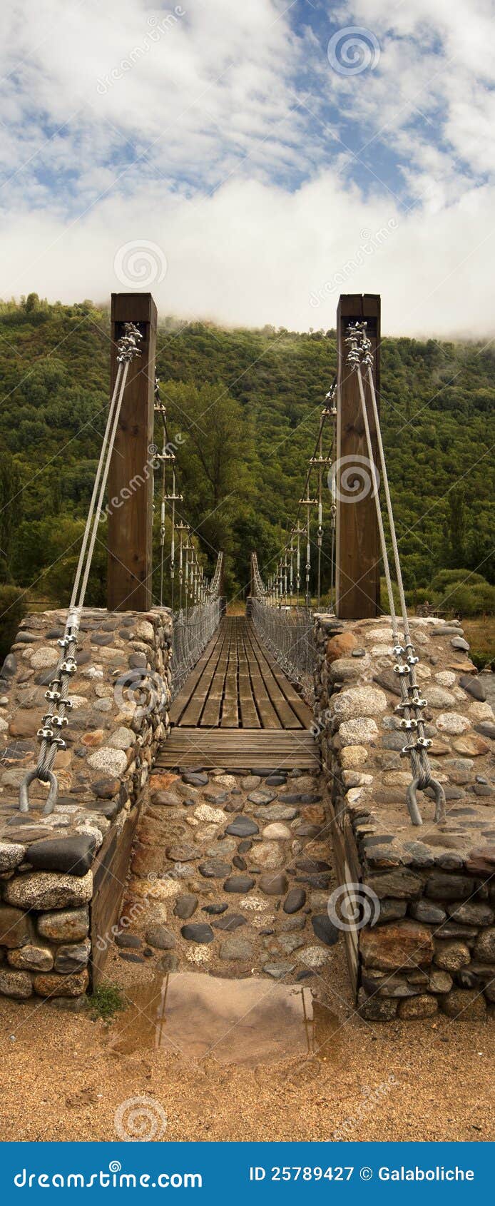 Bridge on Mount stock image. Image of mountains, mountain - 25789427