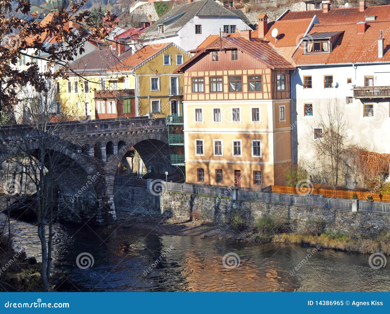 Bridge in Murau stock image. Image of historic, bridge - 14386965
