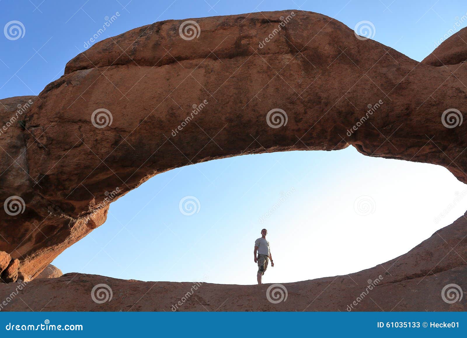 The Bridge in Namibia stock image. Image of bridge, landscape - 61035133