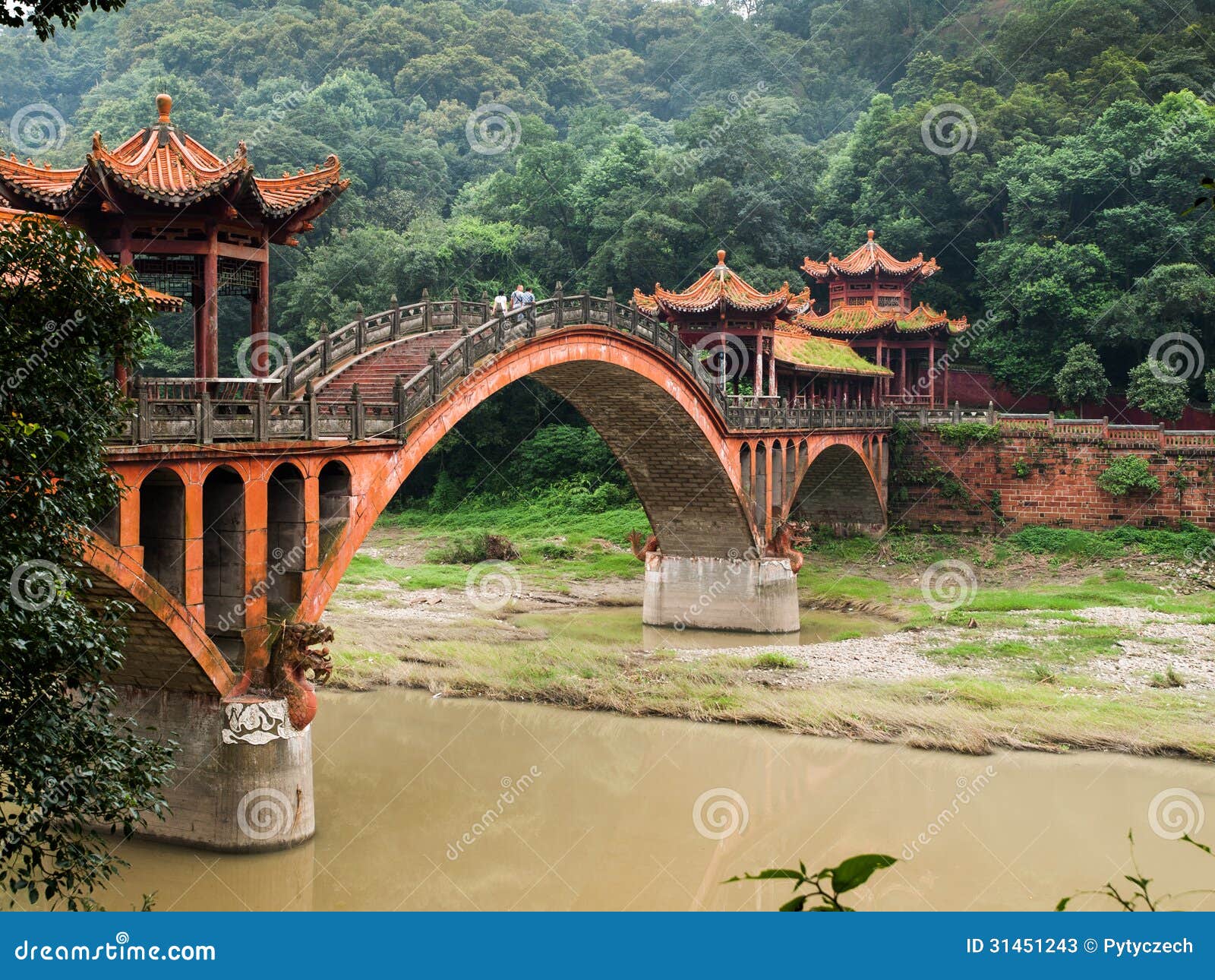 Bridge near Leshan stock image. Image of asia, chinese - 31451243