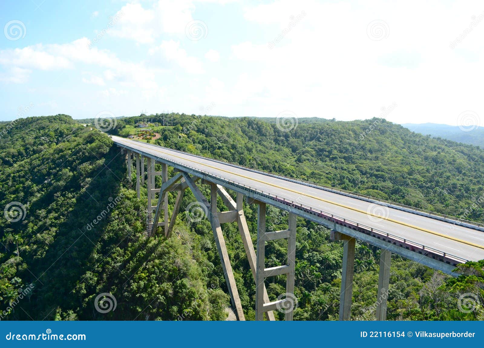 Bridge in the nice canyon stock photo. Image of clouds - 22116154