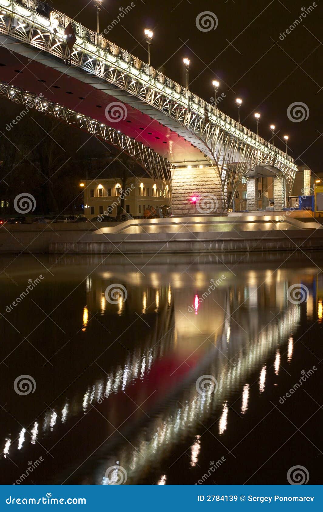 Bridge in the night stock image. Image of savior, cathedral - 2784139
