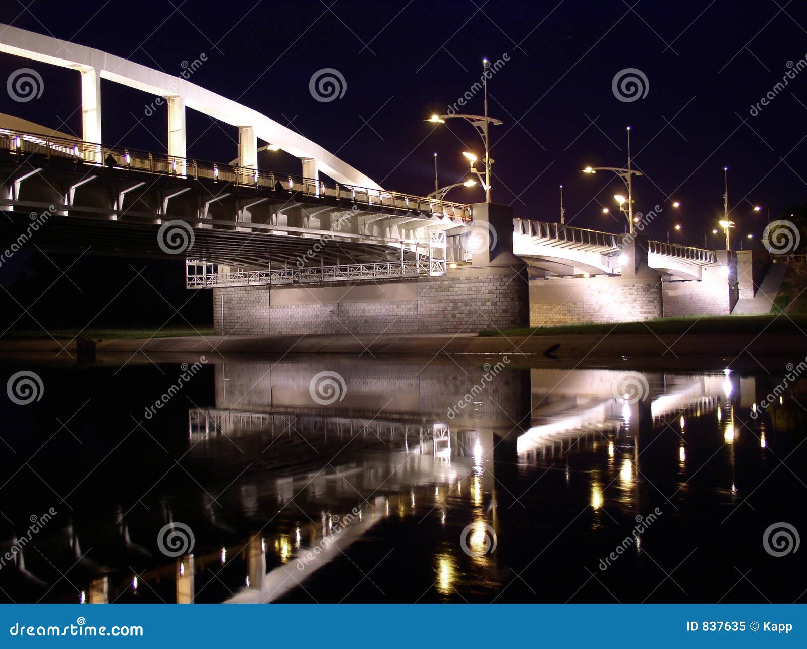 Bridge at night stock image. Image of bridge, nocturne - 837635
