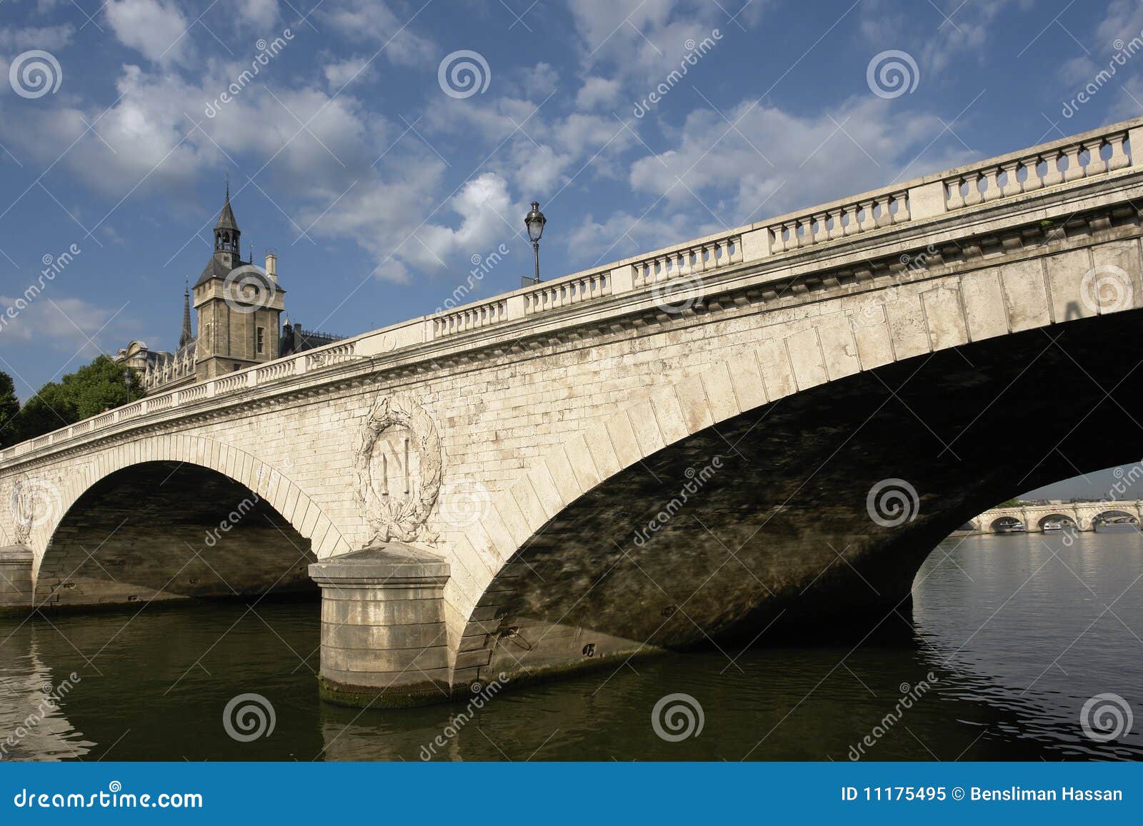 Bridge of Notre-Dame in Paris Stock Image - Image of travel, water ...