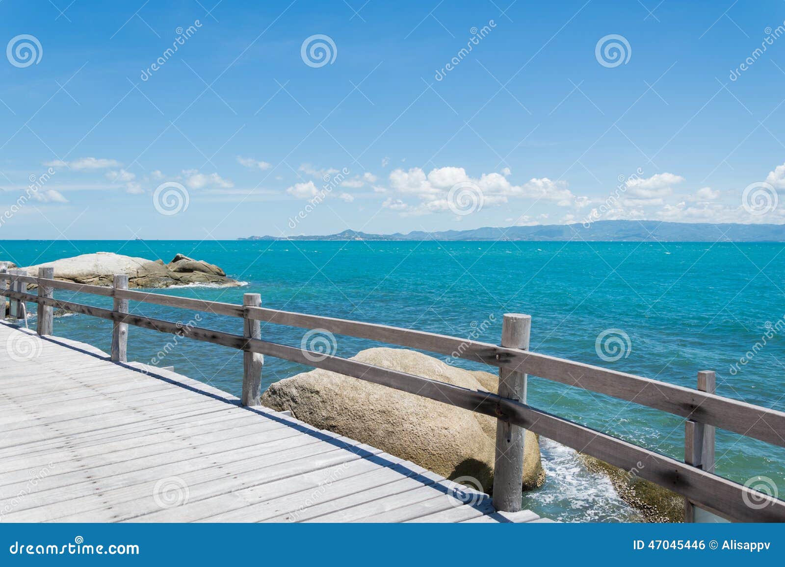 Bridge and ocean stock photo. Image of martin, clear - 47045446